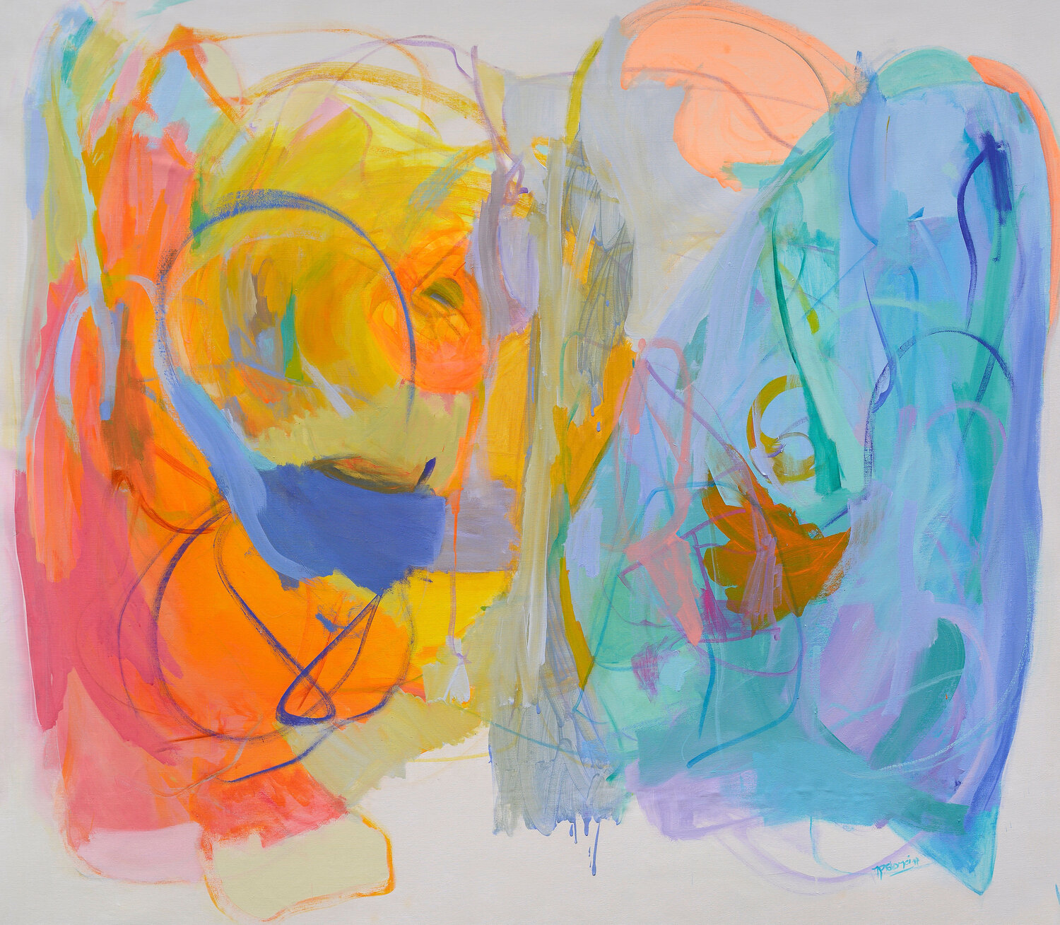 La Profundidad del Todo by Gabriela Tolomei (2017) : Painting Acrylic ...