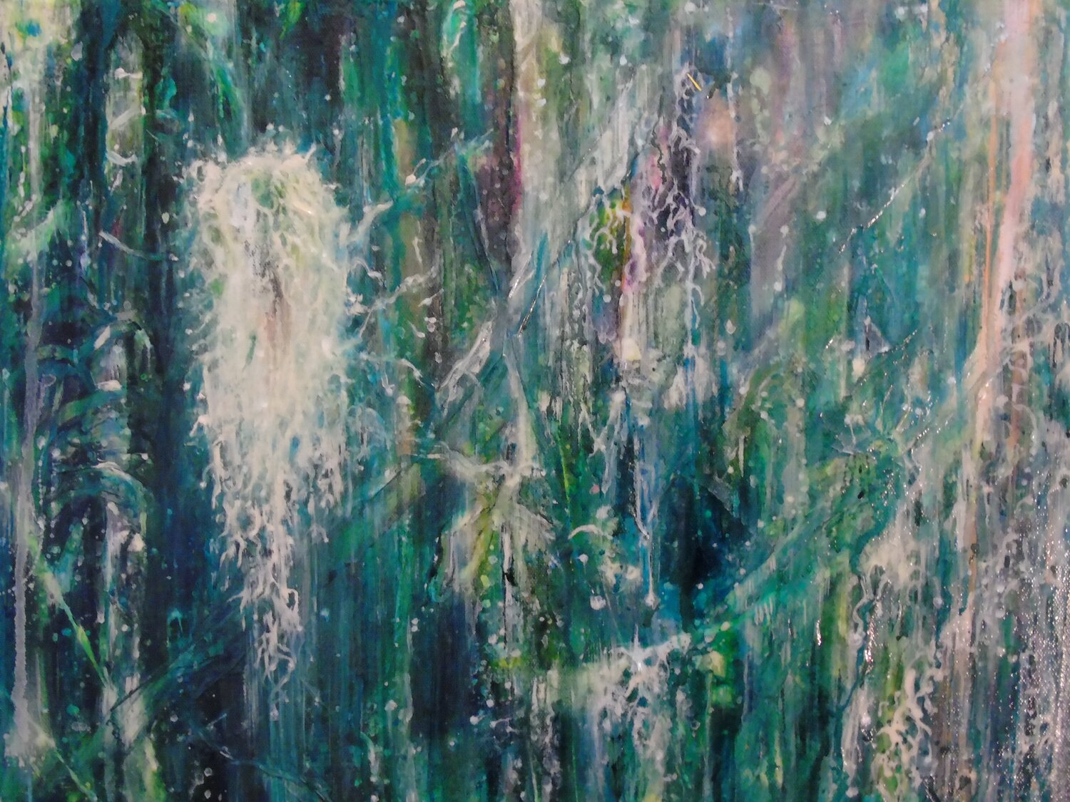 Lichen Forest by Kate Williamson (2023) : Painting Acrylic on Canvas ...
