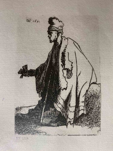 The Leper by Rembrandt van Rijn (N.D) : Print Engraving - SINGULART