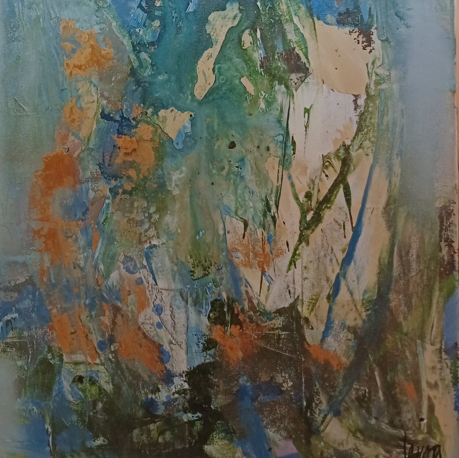 Madre de la Tierra by Laura Tietjens (2022) : Painting Acrylic, Oil on ...