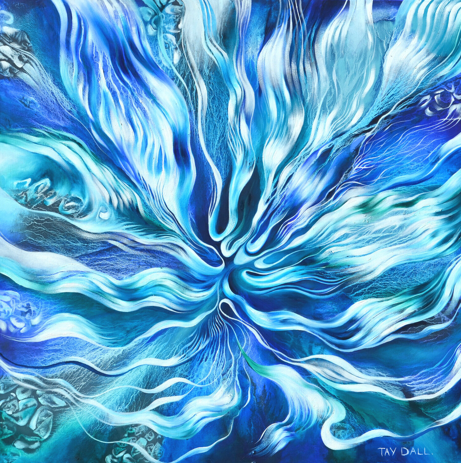 3254 - New Unfolding 1 by Tay Dall (2018) : Painting Oil on Canvas ...