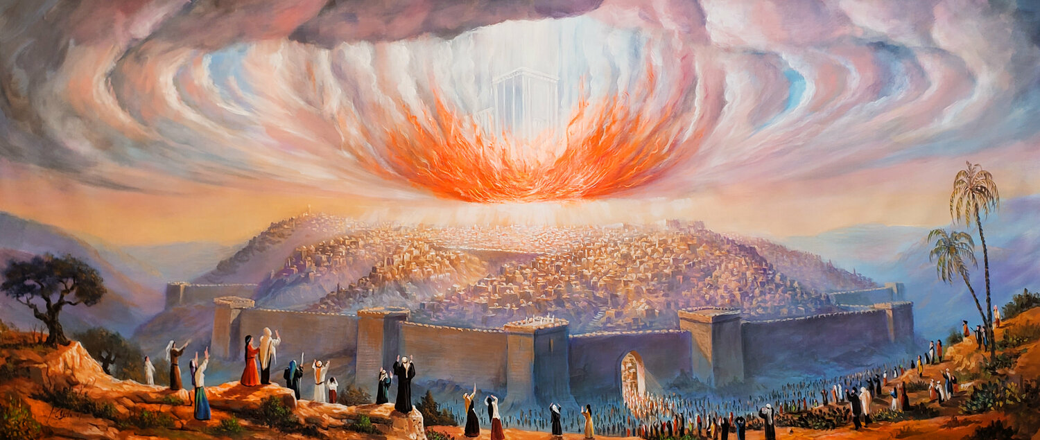 The Temple Building I by Yossi Rosenstein (2021) : Painting Acrylic on ...