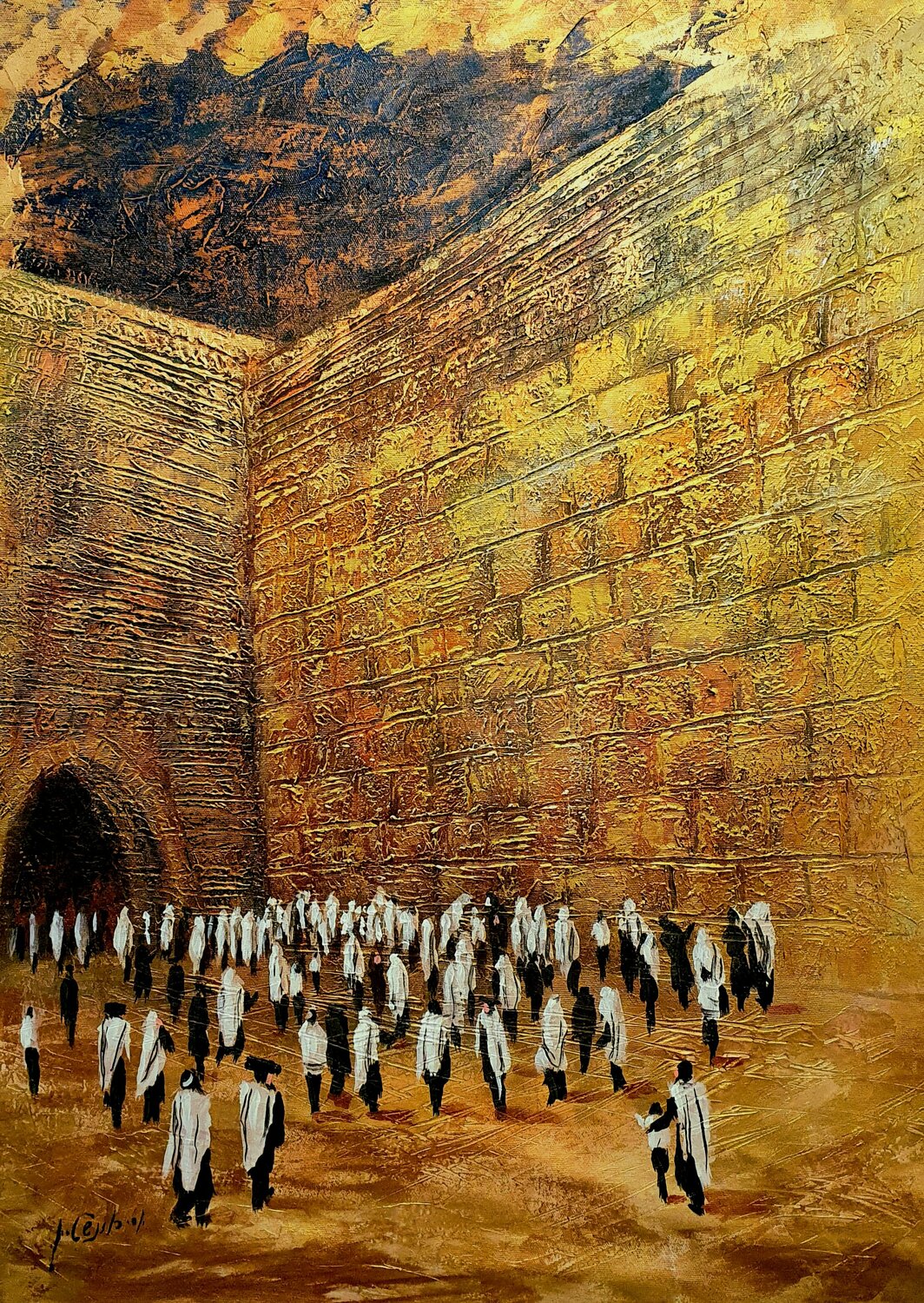 Wailing Wall Painting