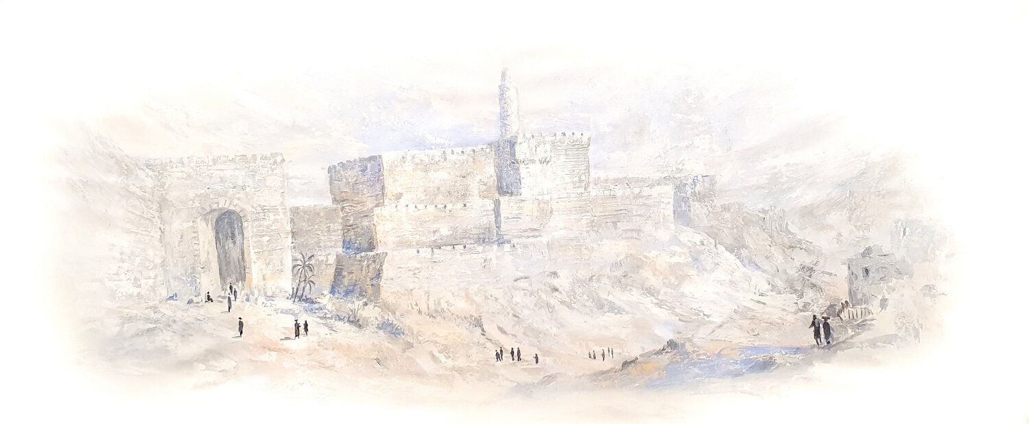 Valley of Hinnom by Yossi Rosenstein (2013) : Painting Acrylic on ...
