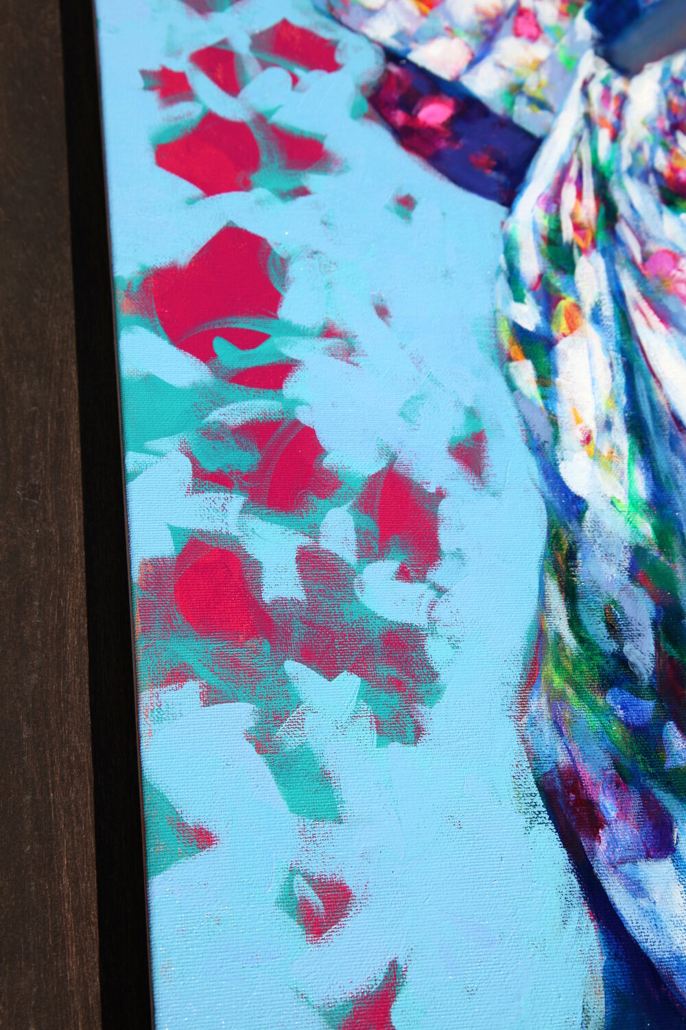 Dancing Flowers by Emil Aziz (2021) : Painting Oil on Canvas - Singulart