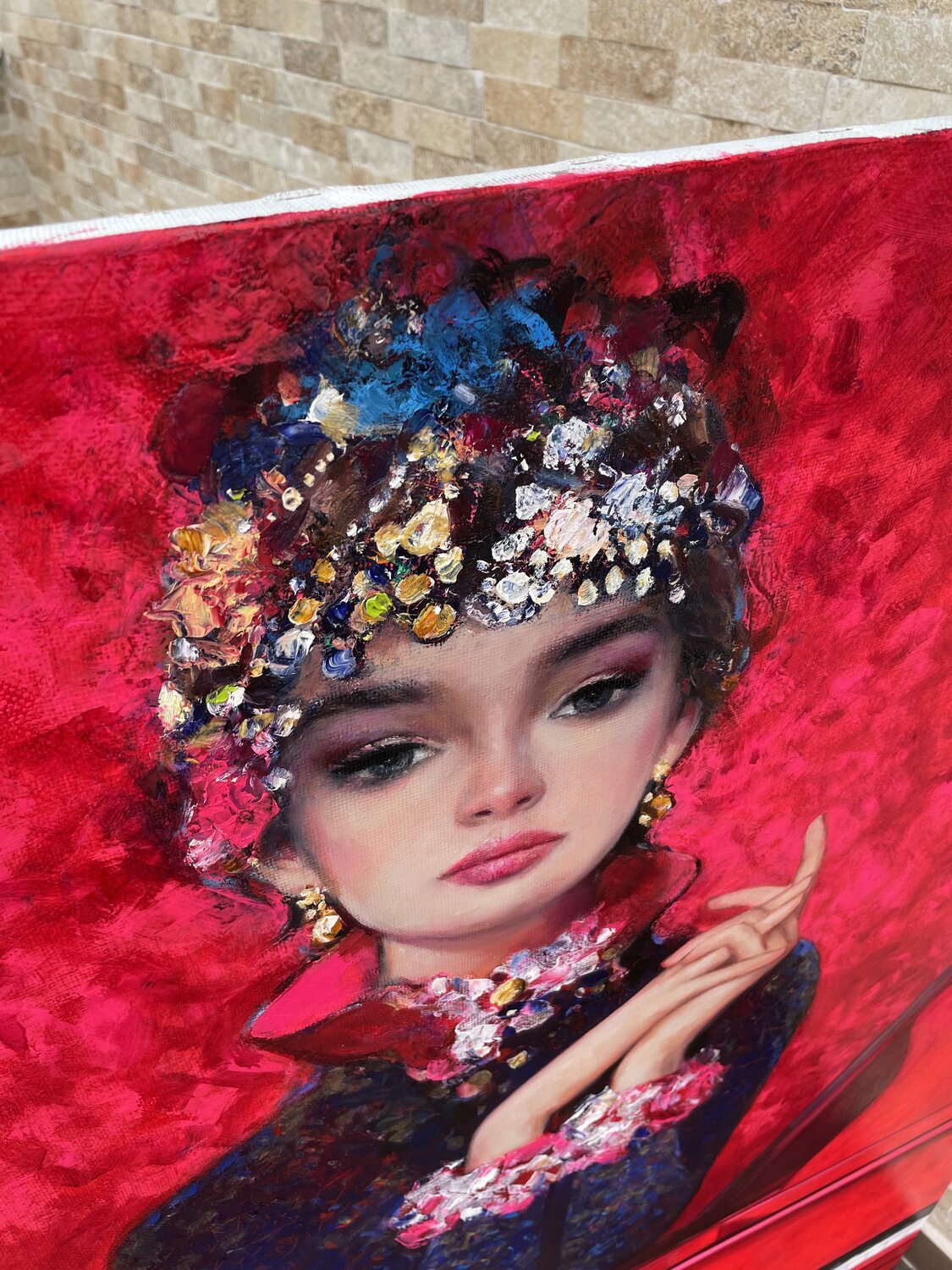 Pink Piano de Emil Aziz (2023) : Peinture Huile sur Toile - Singulart