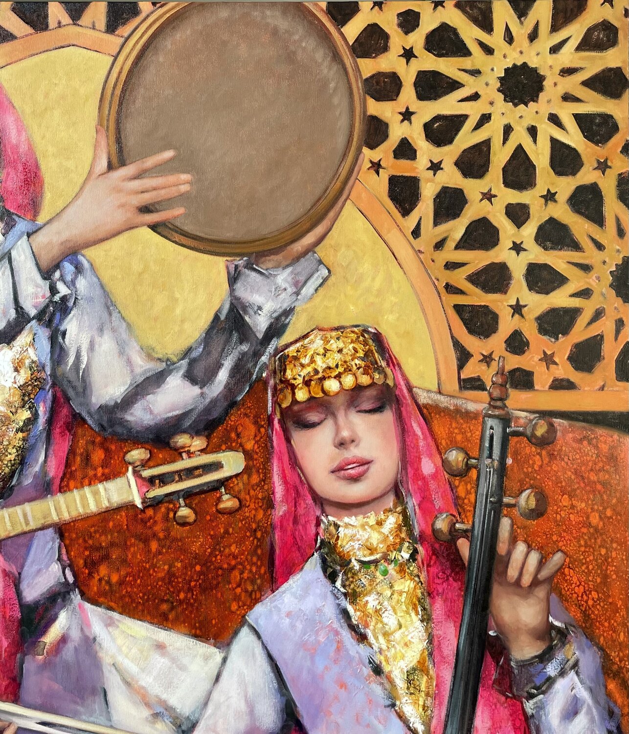Melodies from Baku by Emil Aziz (2023) : Painting Oil on Canvas - Singulart