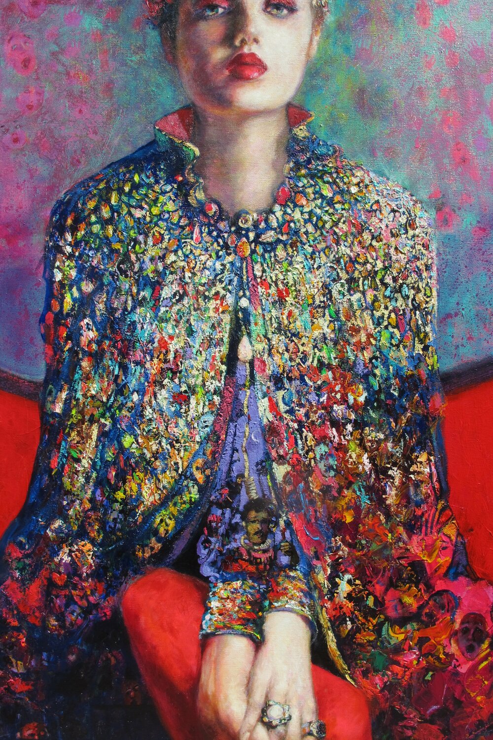 Cruel Crown von Emil Aziz (2017): Malerei Acryl, Öl auf Leinwand ...