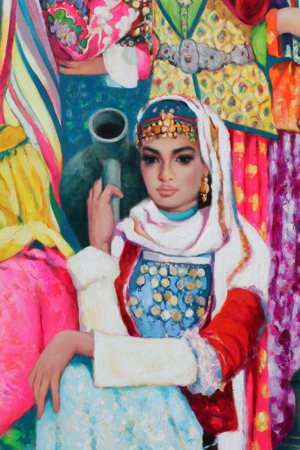 At the Well by Emil Aziz (2020) : Painting Oil on Canvas - Singulart