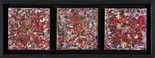 PATCHWORK 3 von Xavi Castel (2020): Malerei Wachs auf Holz - Singulart