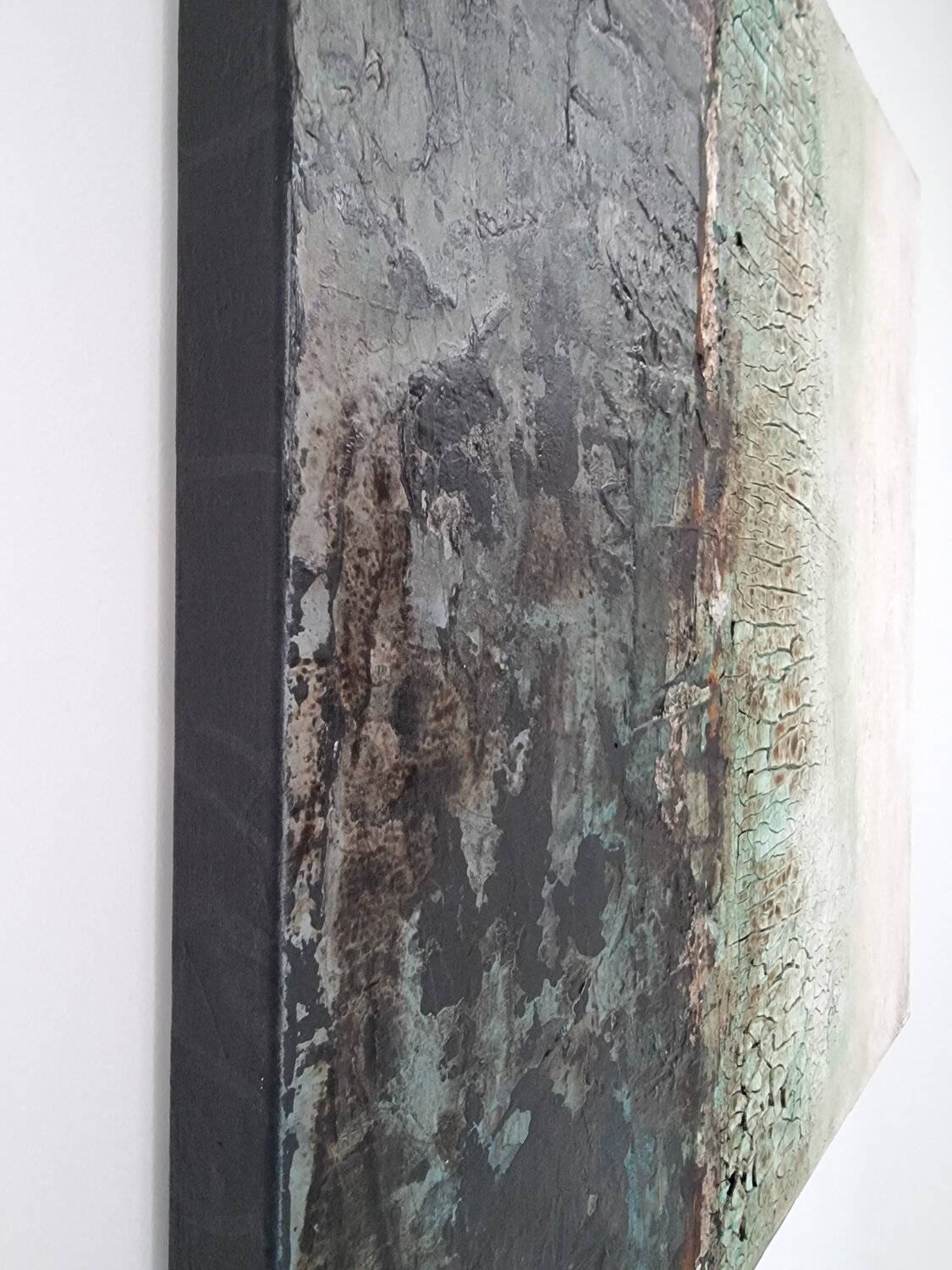 Drawing boundaries von Brigitte Bieri (2024): Malerei Acryl, Pigmente ...