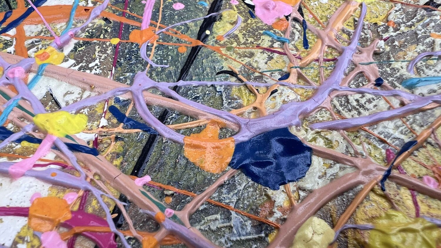 Petals of What We Forgot by Nadin Antoniuk (2025) : Painting Acrylic on ...