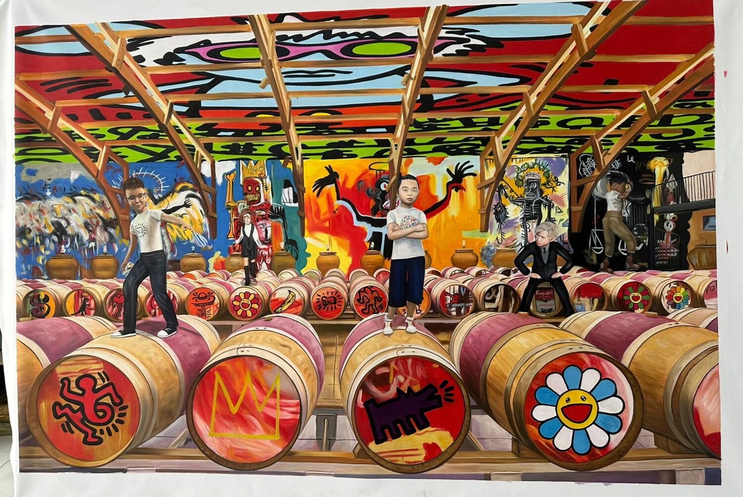 Keith, Takashi, Niki, Andy meet Basquiat, Warhol, Haring and Murakami ...