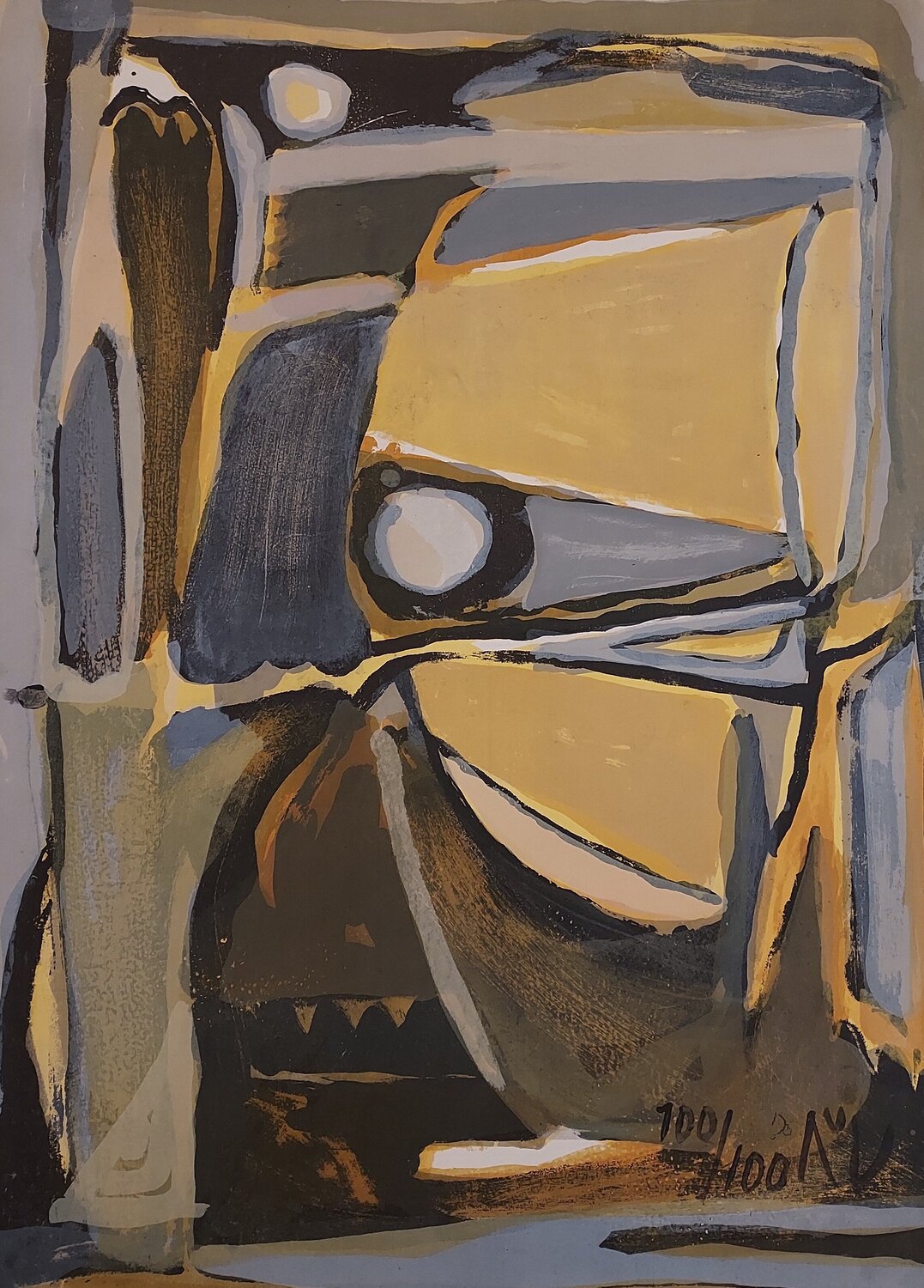 Sans titre by Bram van Velde (1974) : Print Lithography on Paper ...