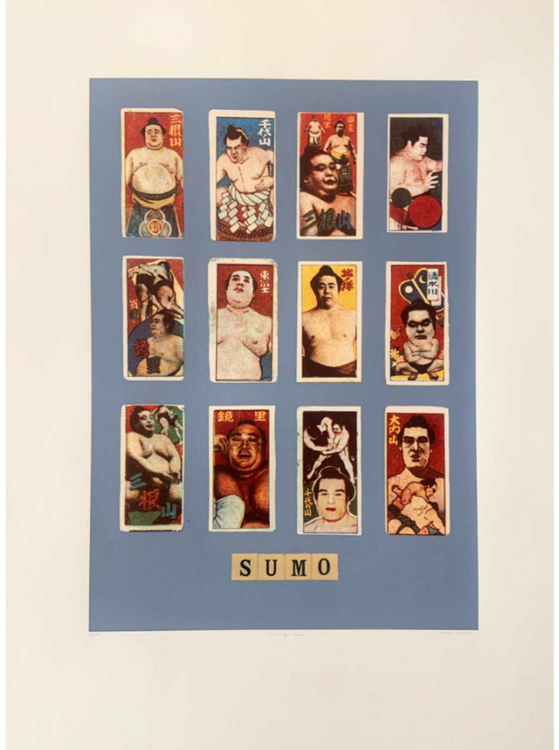 S is for Sumo by Peter Blake (1991) : Print Screen Printing on Paper ...