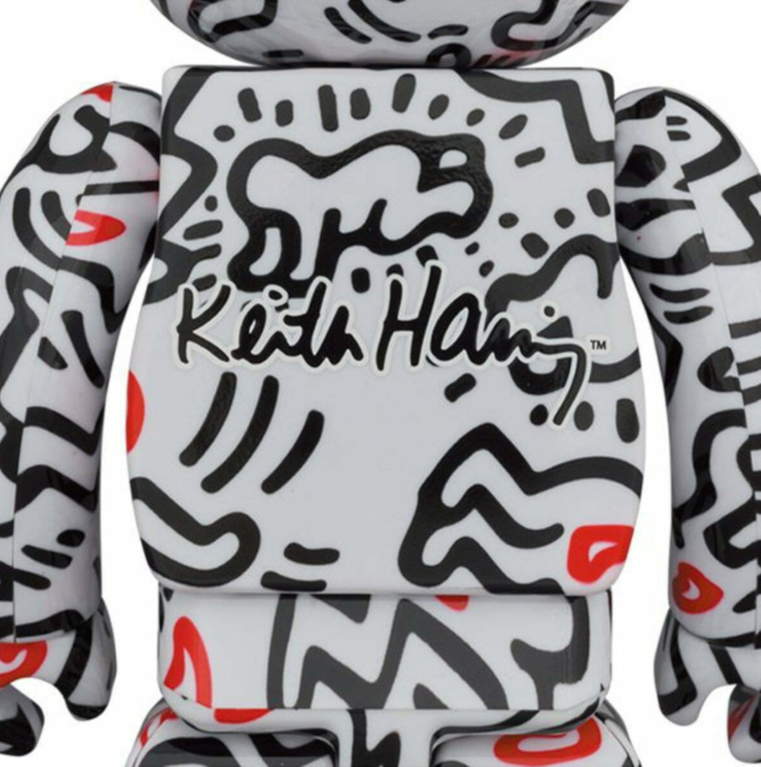 Be@rbrick – Keith Haring #8 (1000%) by Keith Haring (2021) : Sculpture ...