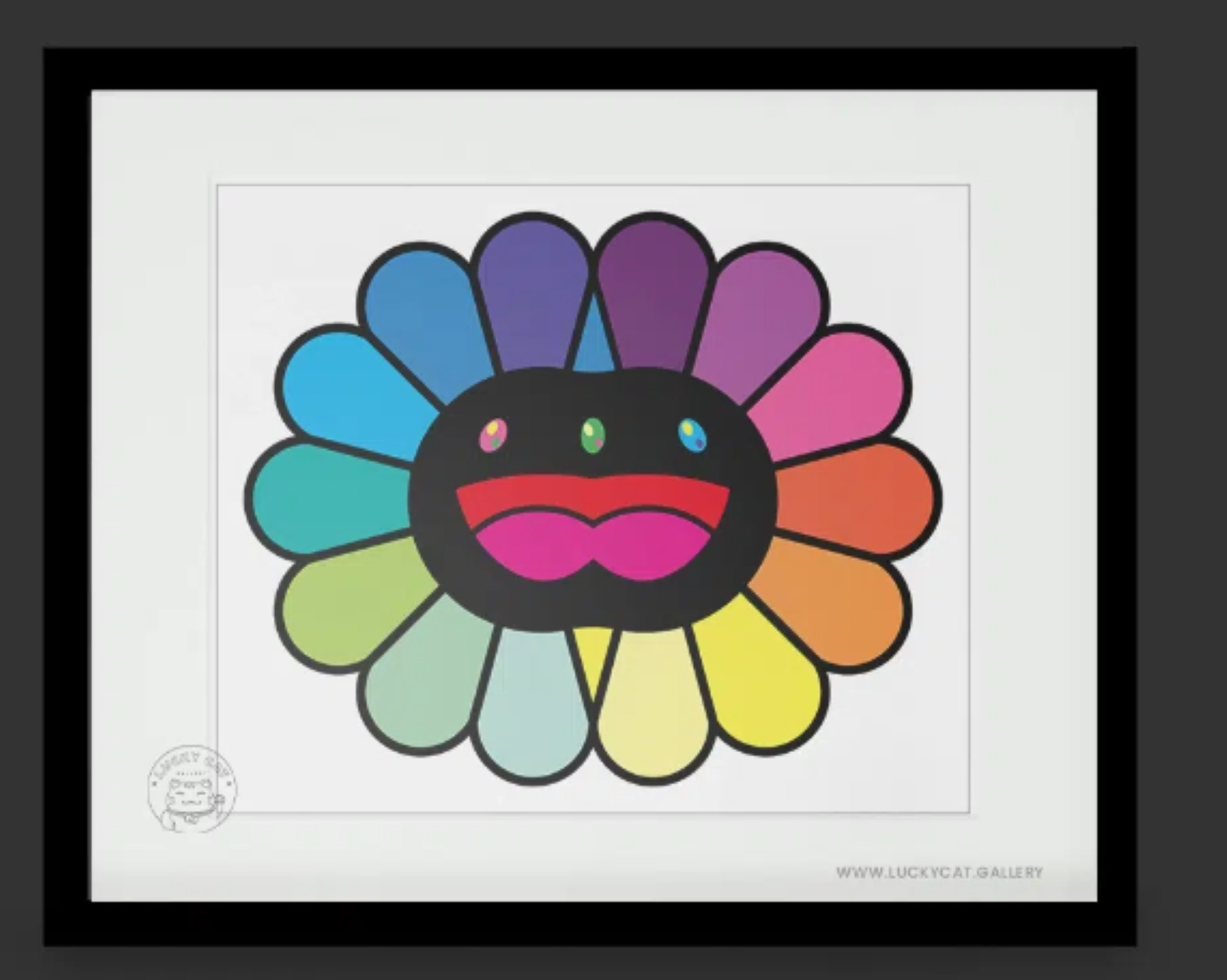 Takashi Murakami – Multicolor Double Face Black by Takashi Murakami ...
