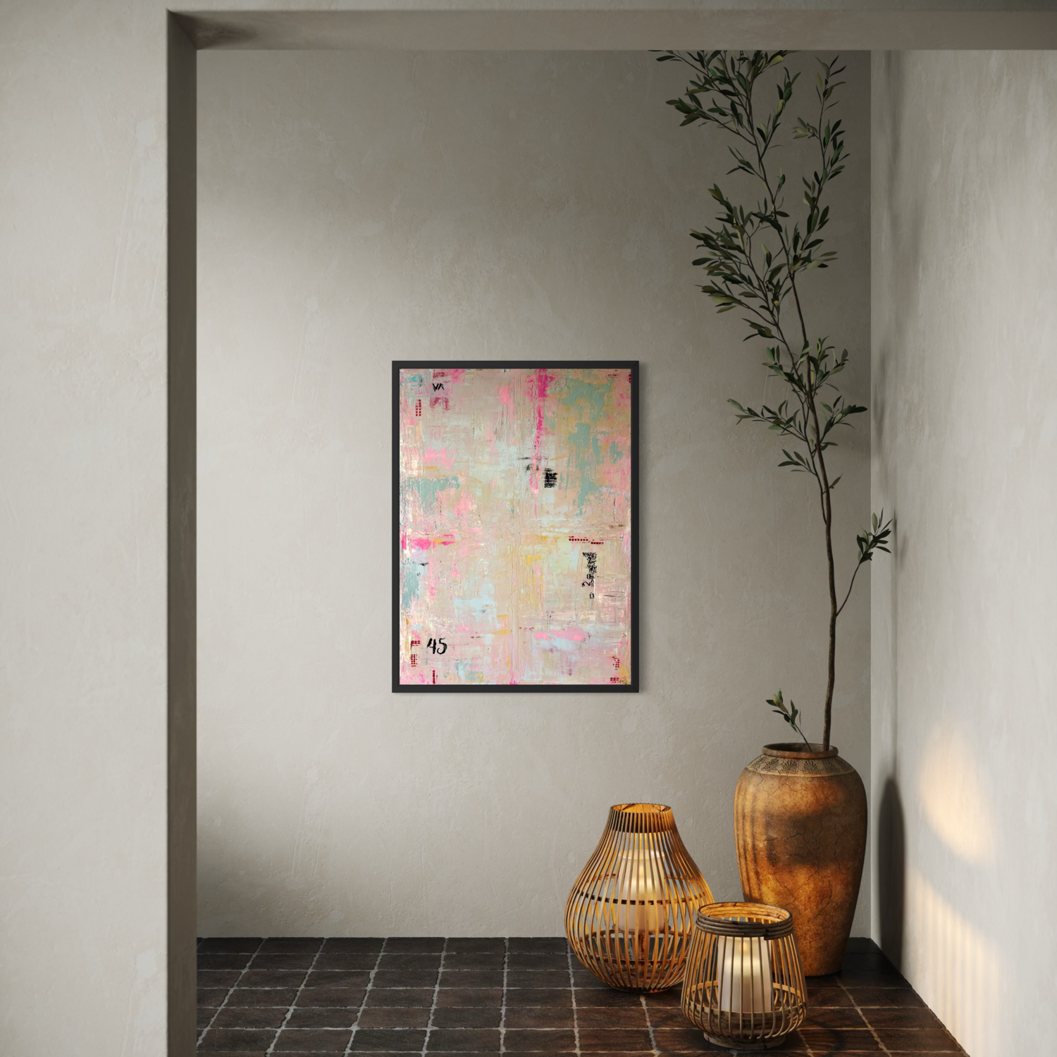 Palimpseste de silences de David Albert (2025) : Peinture Acrylique sur ...