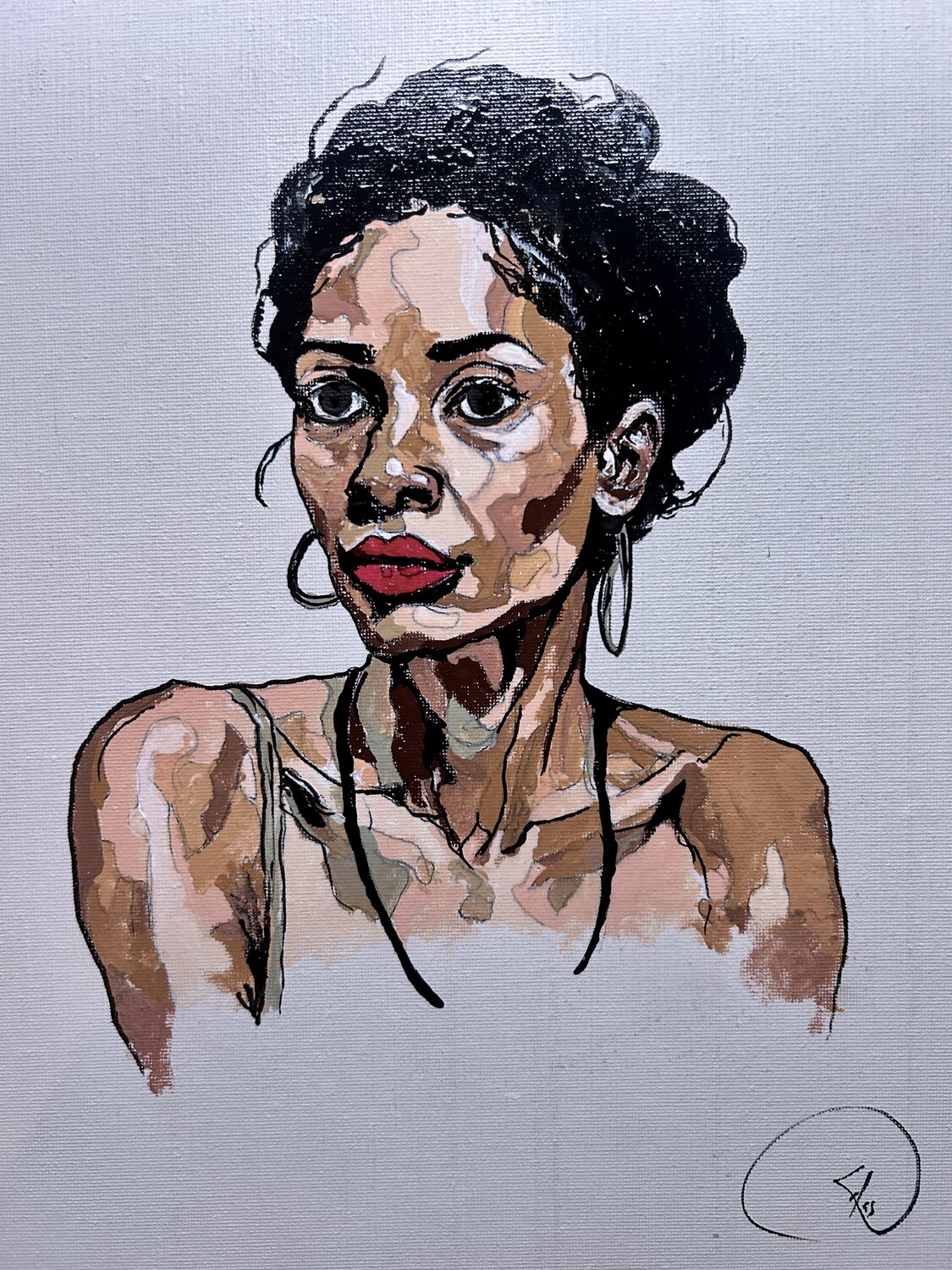 Dakar de David Albert (2025): Pintura Acrílico, Lápiz en Tablero ...