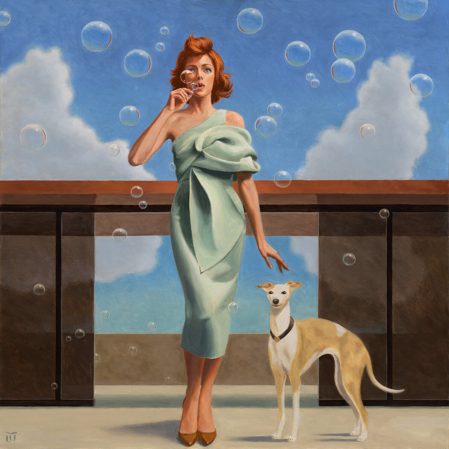 Effervescent de Lawrence McAdams (2023): Pintura Óleo en Lienzo - Singulart