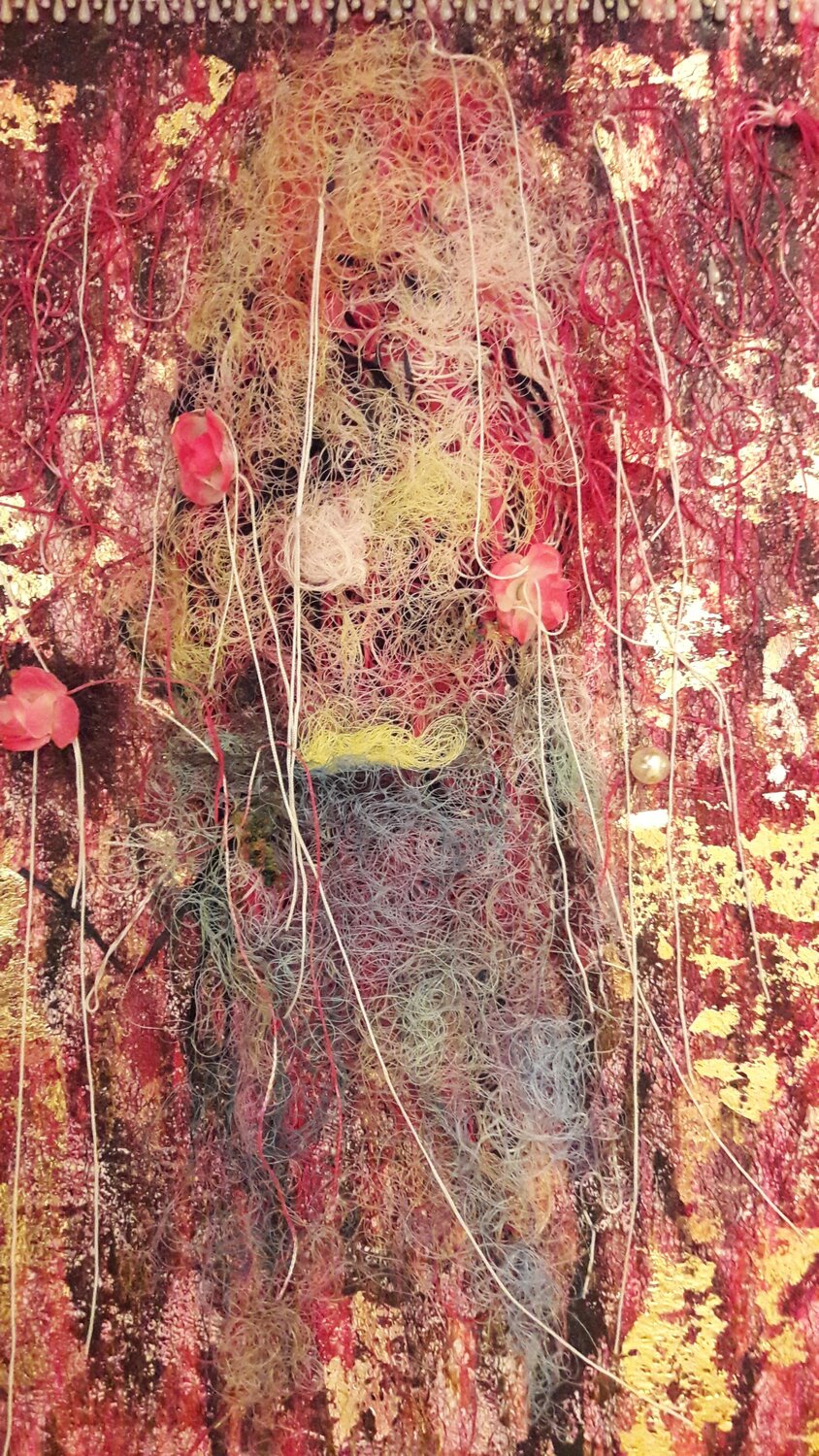 La Maison aux Esprits by Christiane Guerry (2022) : Textile Embroidery ...