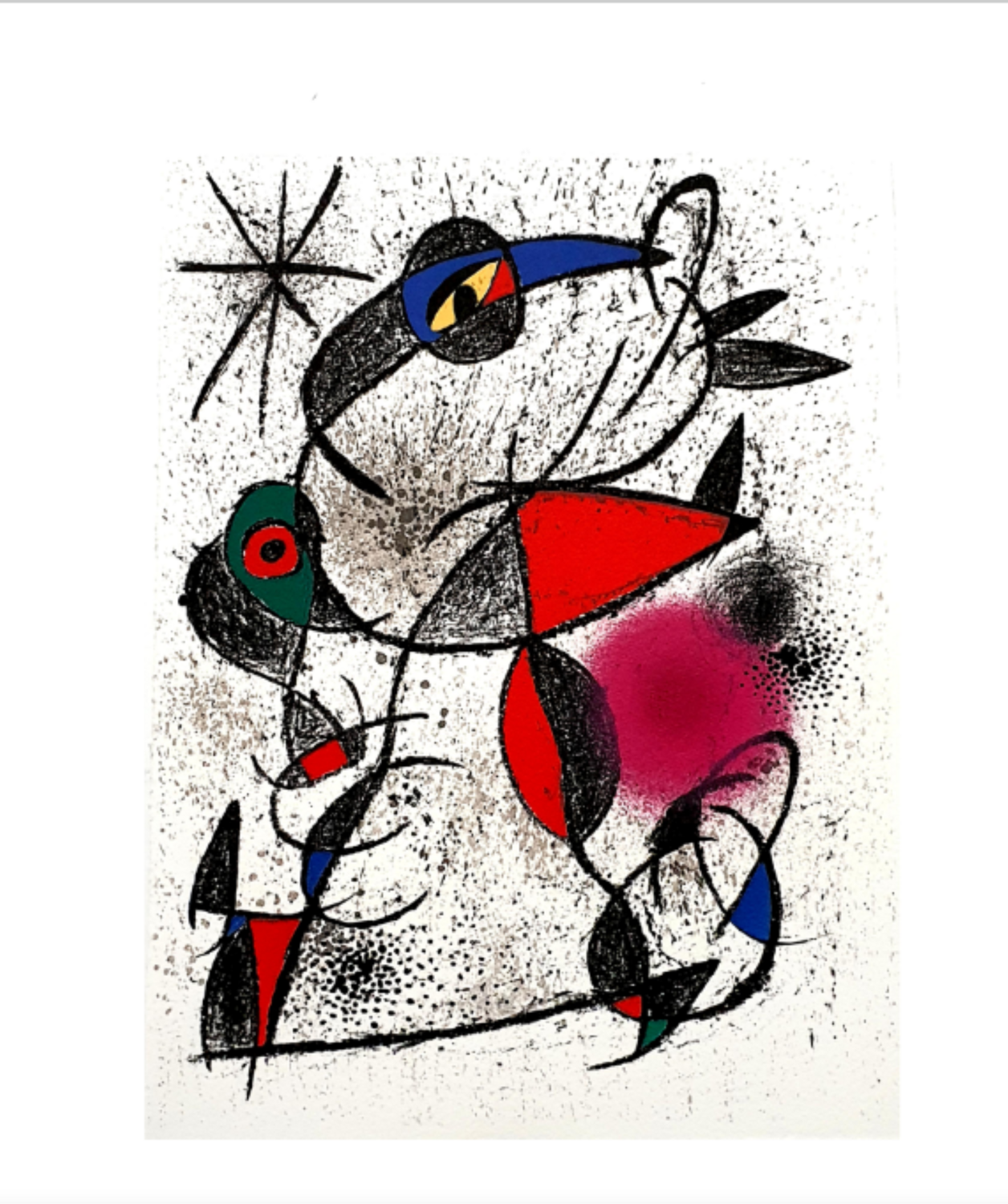Joan Miro - Original Abstract Lithograph 1972 von Joan Miró (1972 ...