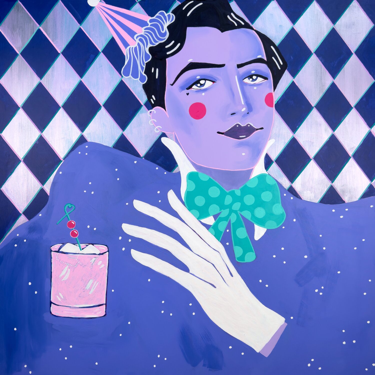 A beacon of resilience von Dodo Marzipano (2023): Malerei Acryl auf Leinwand - SINGULART