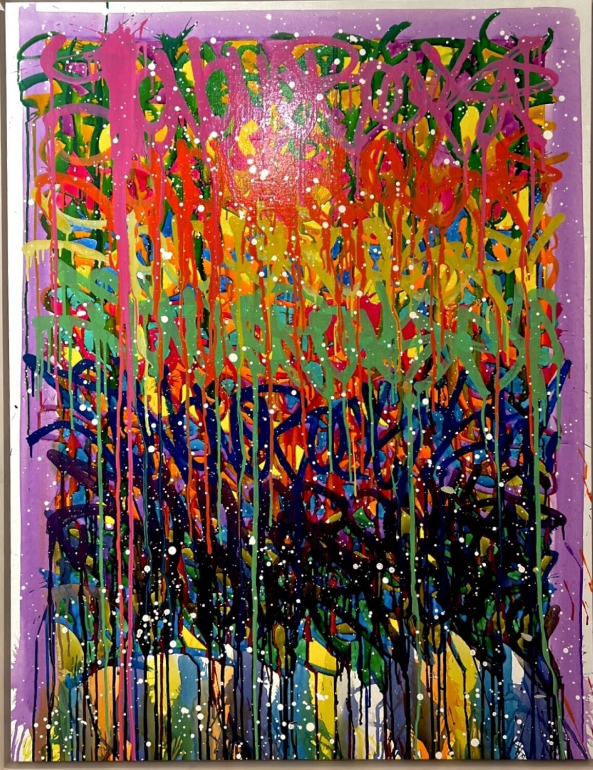 Revelation by JonOne (2015) : Painting Acrylic, Graffiti on Canvas - Singulart
