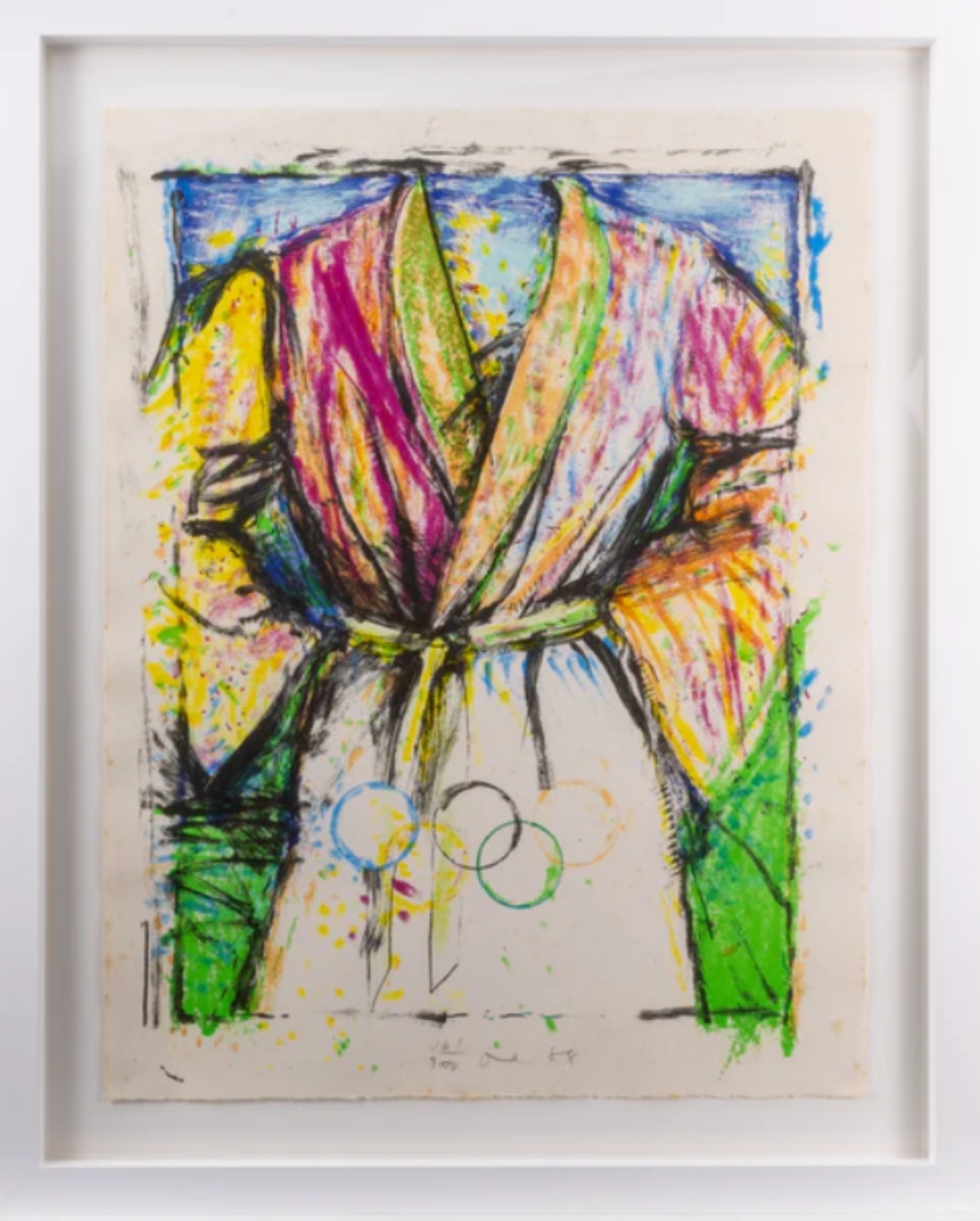 Olympic Robe by Jim Dine (1988) : Work on Paper Lithography on Paper ...
