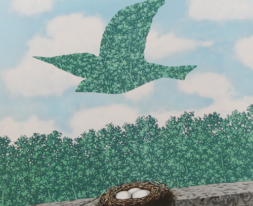 Decal by René Magritte (2010) : Print Lithography on Paper - Singulart