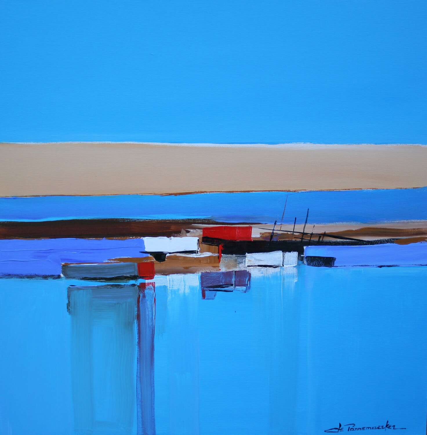 ST004 de OLIVIER de PANNEMAECKER (2024): Pintura Acrílico en Lienzo - Singulart