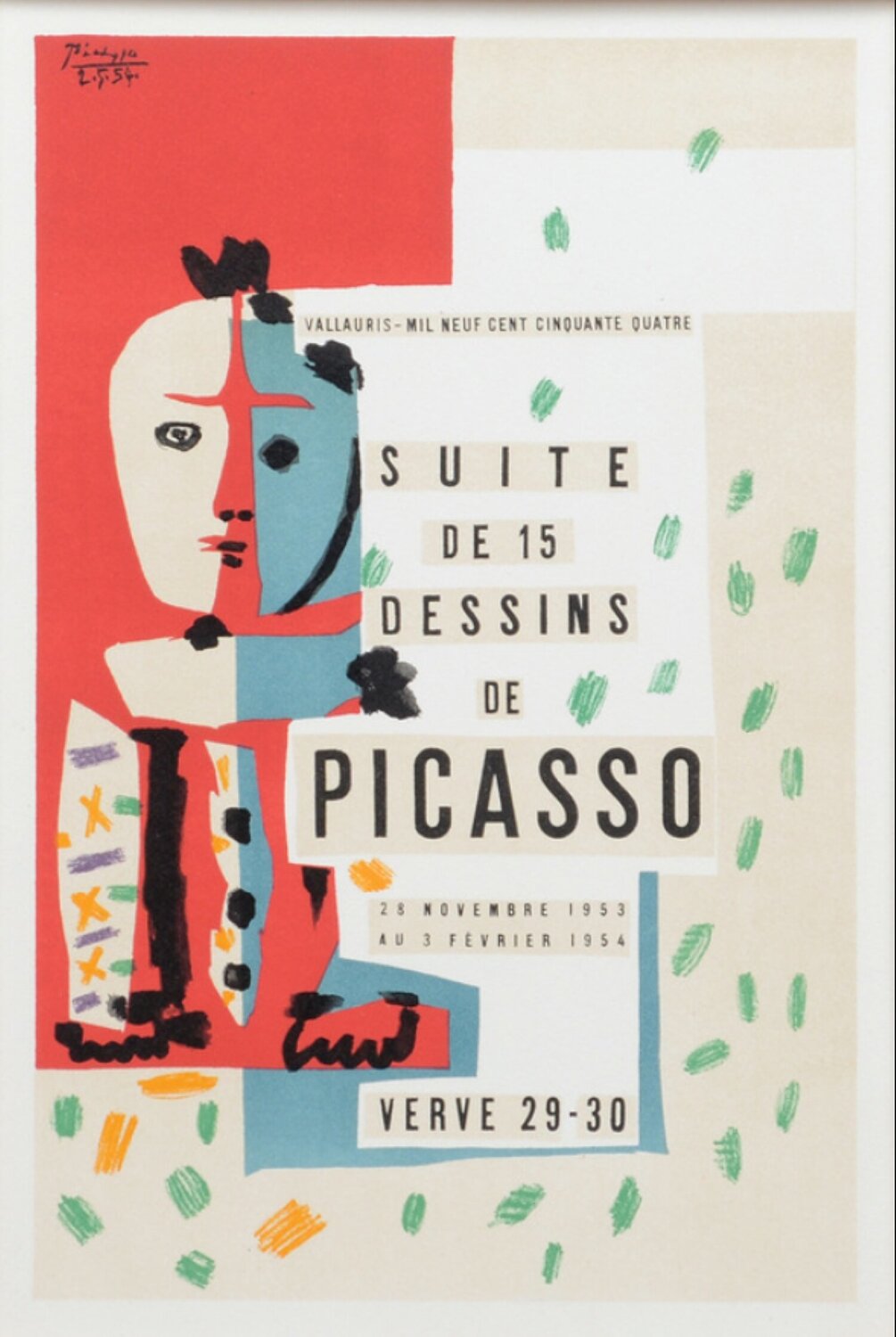 Title page from Suite de 15 dessins de Picasso. by Pablo Picasso (1954 ...
