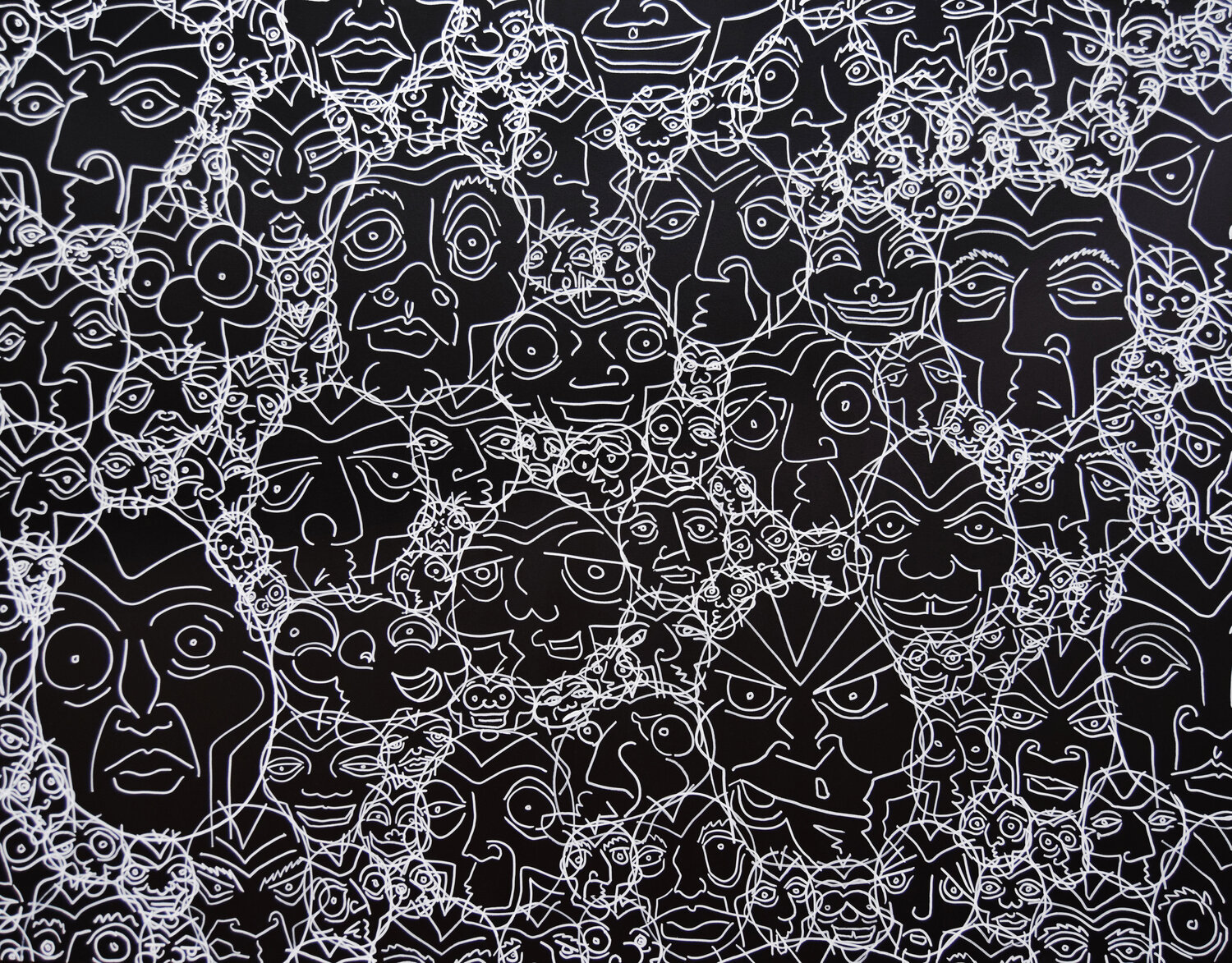 Stream of Consciousness #22 by Jon Mark (2023) : Painting Acrylic on ...