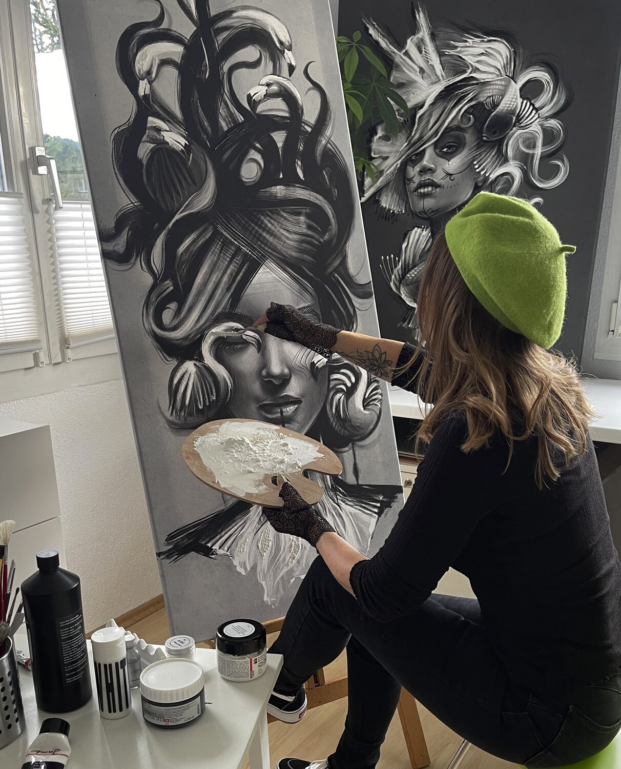 Float And Flow | 4 von Peppa Strasser (2023): Malerei Acryl auf Leinwand - Singulart