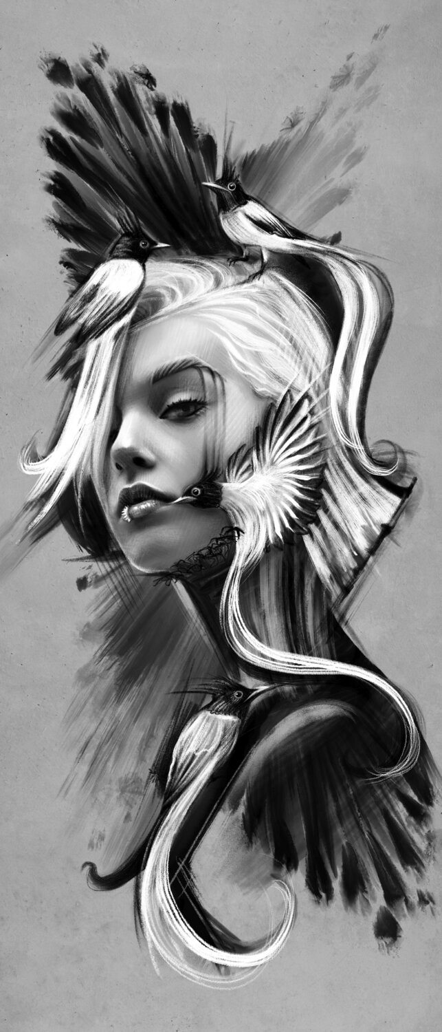 Float And Flow | 2 von Peppa Strasser (2023): Malerei Acryl, Zement auf Leinwand - SINGULART