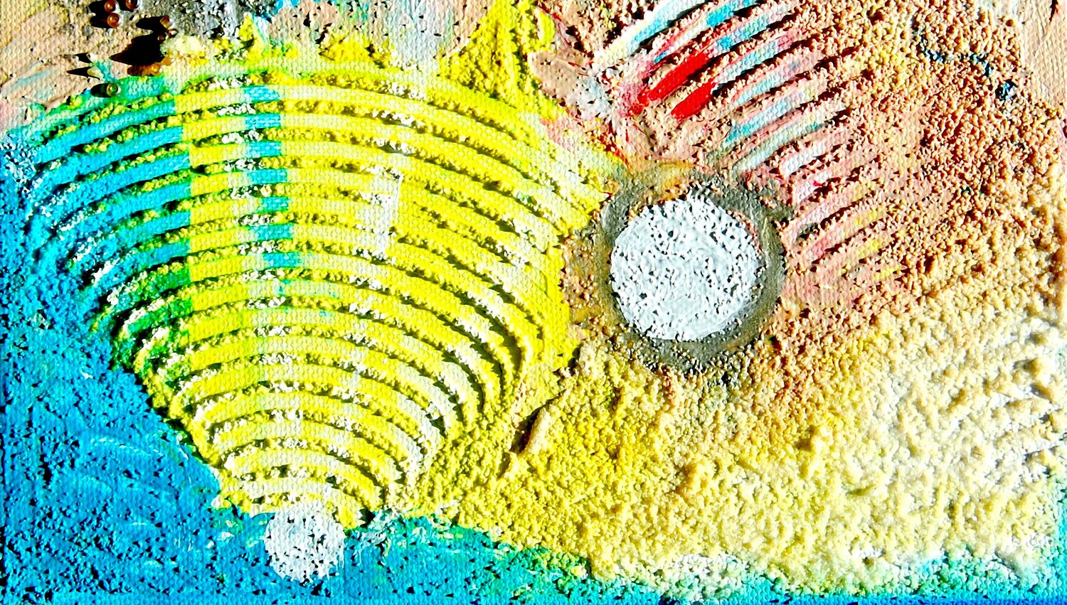 L'éventail - The fan by Marie-Claude ELLHËA (2025) : Painting Acrylic ...