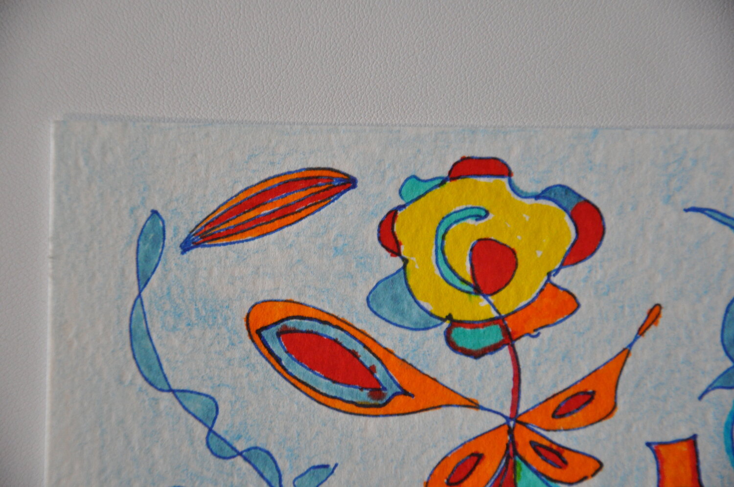 la danza del fiore by guido farese (2014) : Work on Paper Acrylic, Pen ...