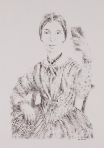 Success is Counted Sweetest, Emily Dickinson takes a selfie by Sally K ...