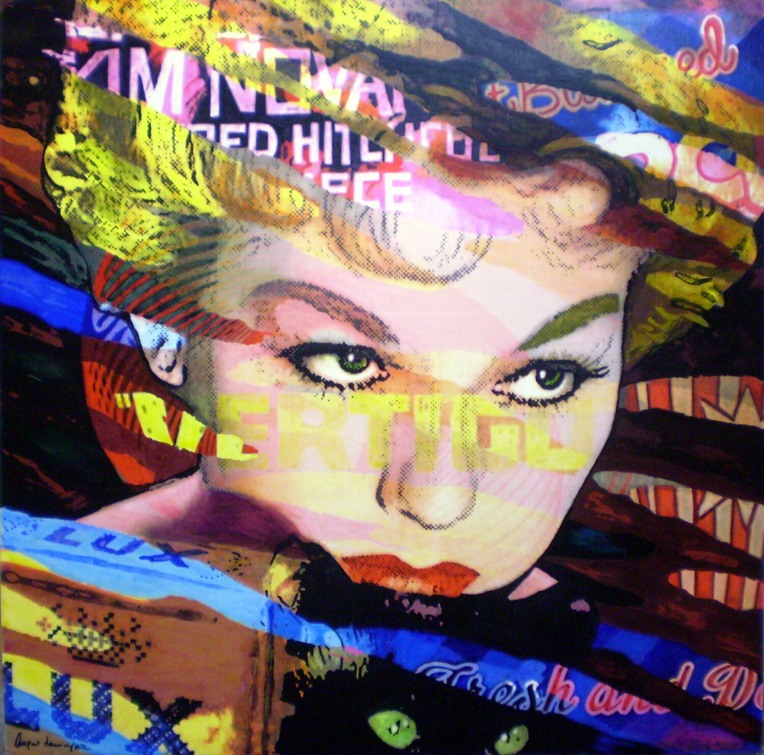 Torn posters: Kim Novak de Jesús Llopis & Amparo Dominguez Trafic d'Art ...