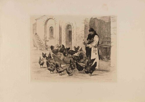 Les Trappistes de Auguste Lançon (1883) : Édition Gravure - Singulart