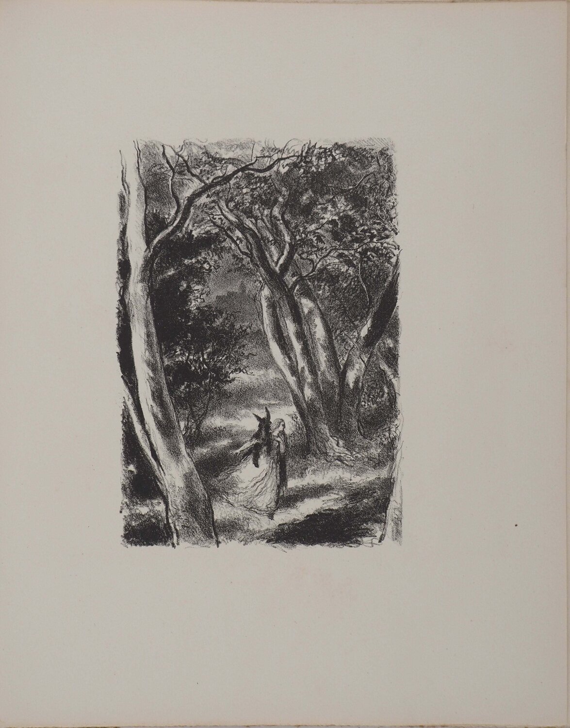 Les contes : Peau d'Ane dans la forêt, by Berthold Mahn (1928) : Print ...