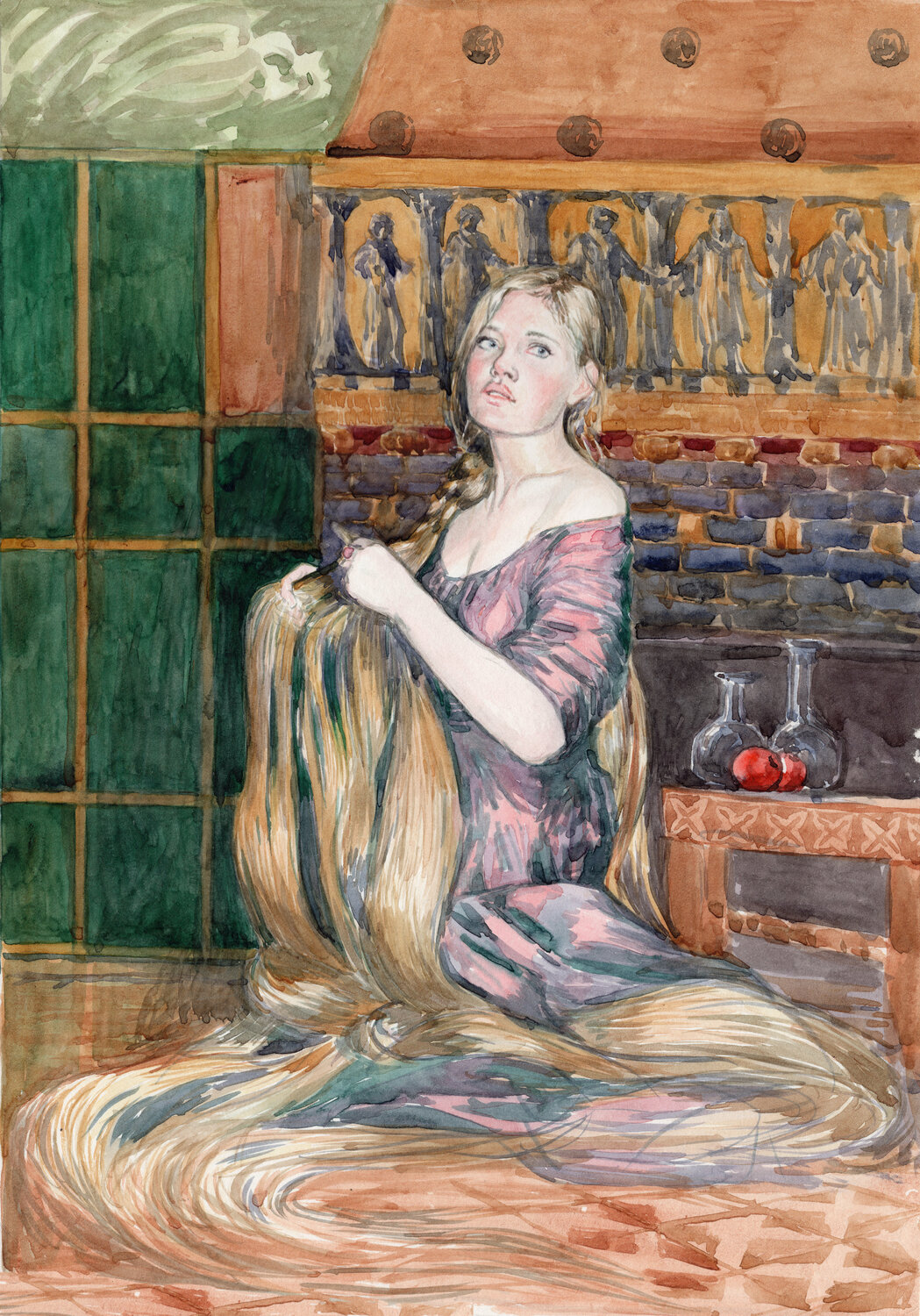 Fairy Tale Illustrations Rapunzel