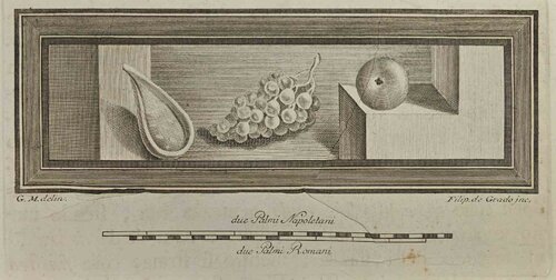 Ancient Roman Still Life in Herculaneum de Filippo De-Grado (N.D ...