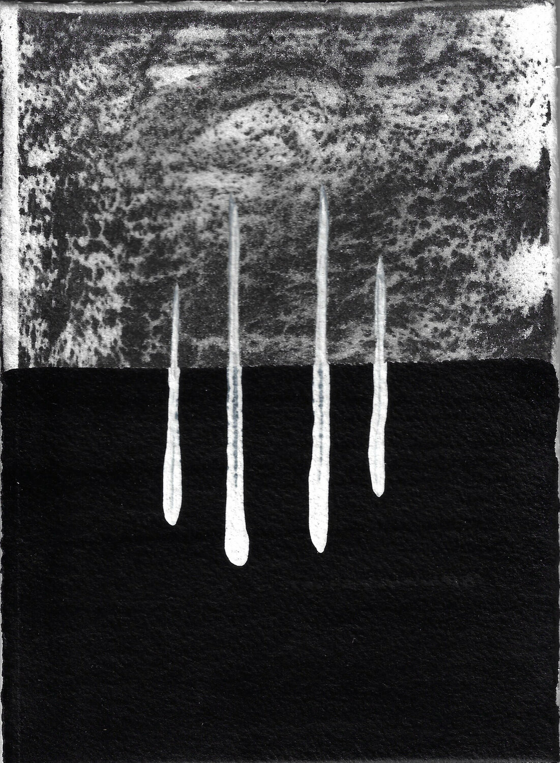 Wild Scar by Lia Ferreira (2021) : Work on Paper Gouache, Charcoal on ...