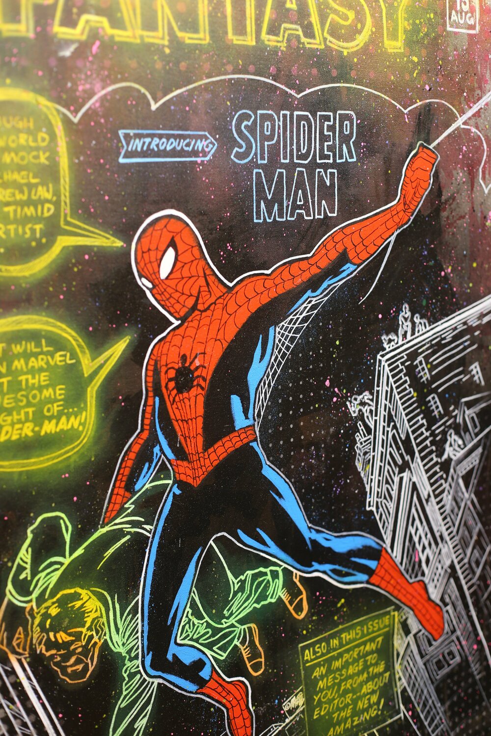 Untitled Ben Day dots (First Appearance of Spider Man from Marvel's ...
