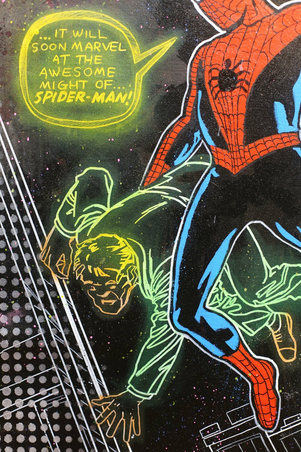 Untitled Ben Day dots (First Appearance of Spider Man from Marvel's ...