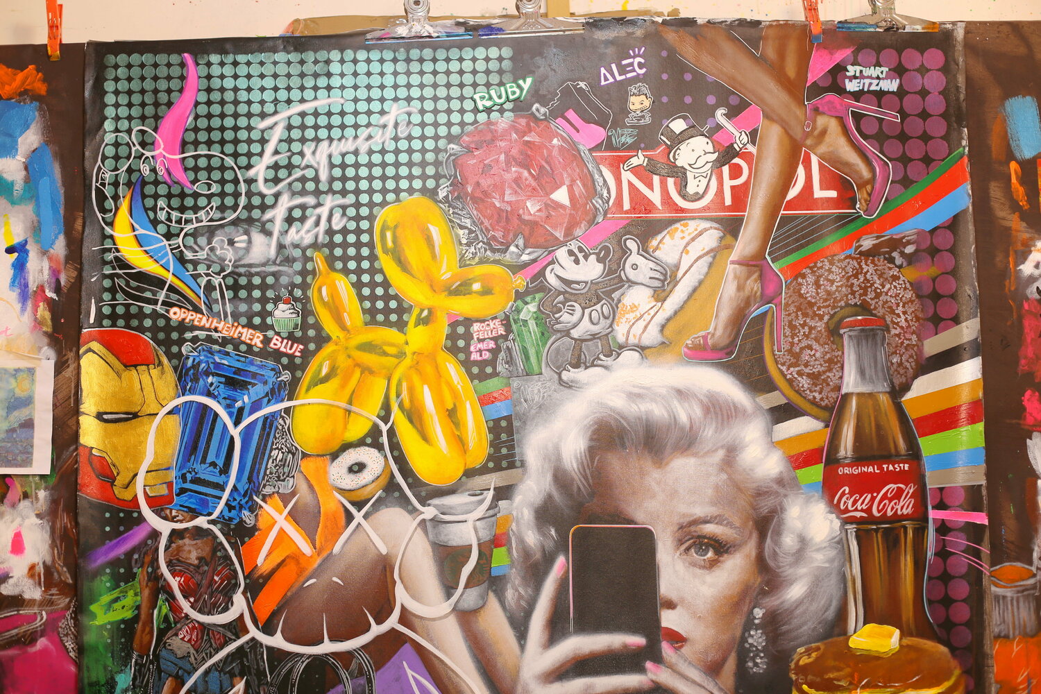 Untitled Exquisite Maximalism Pop (Marilyn Monroe selfie, Expensive ...