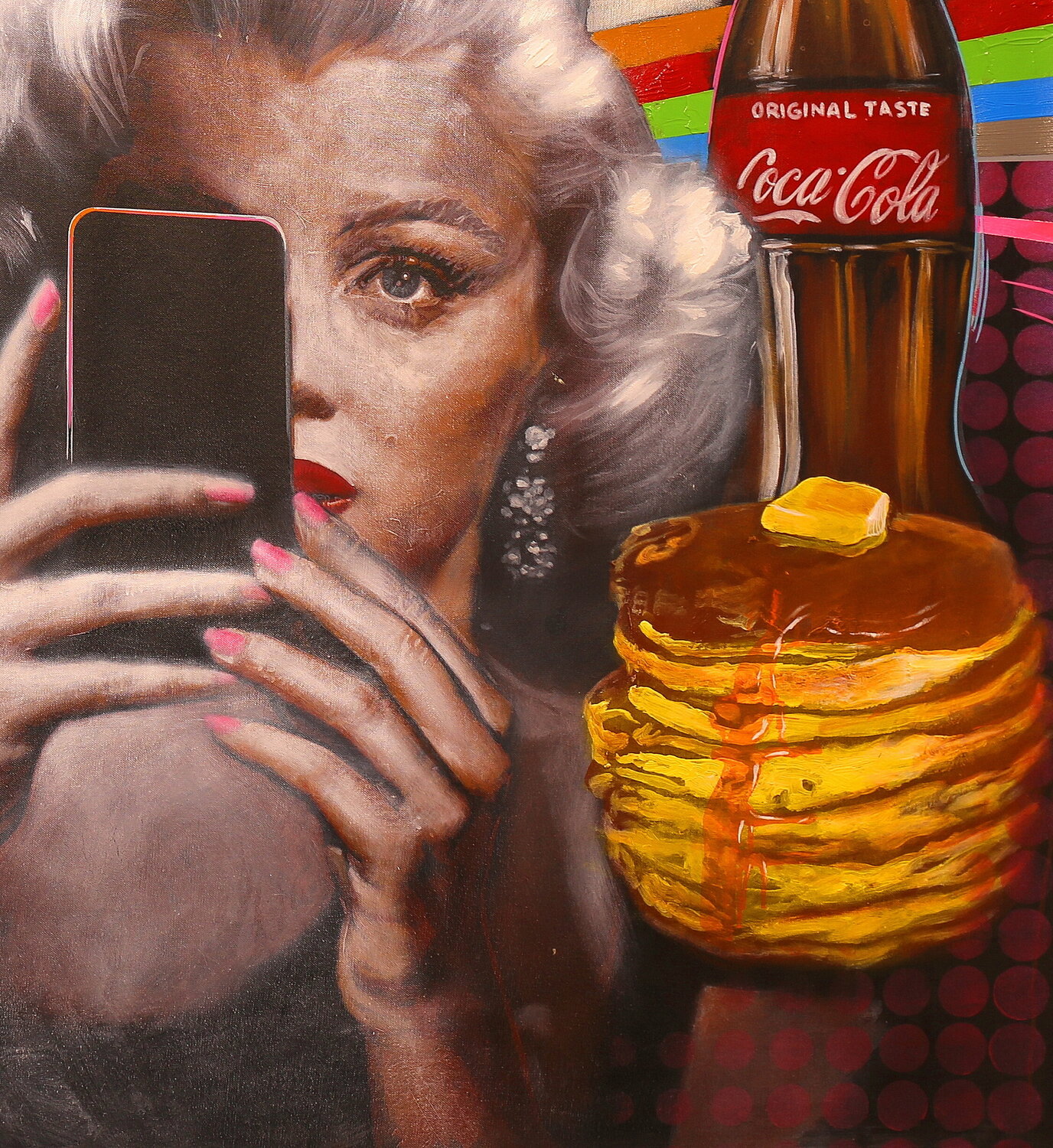 Untitled Exquisite Maximalism Pop (Marilyn Monroe selfie, Expensive ...