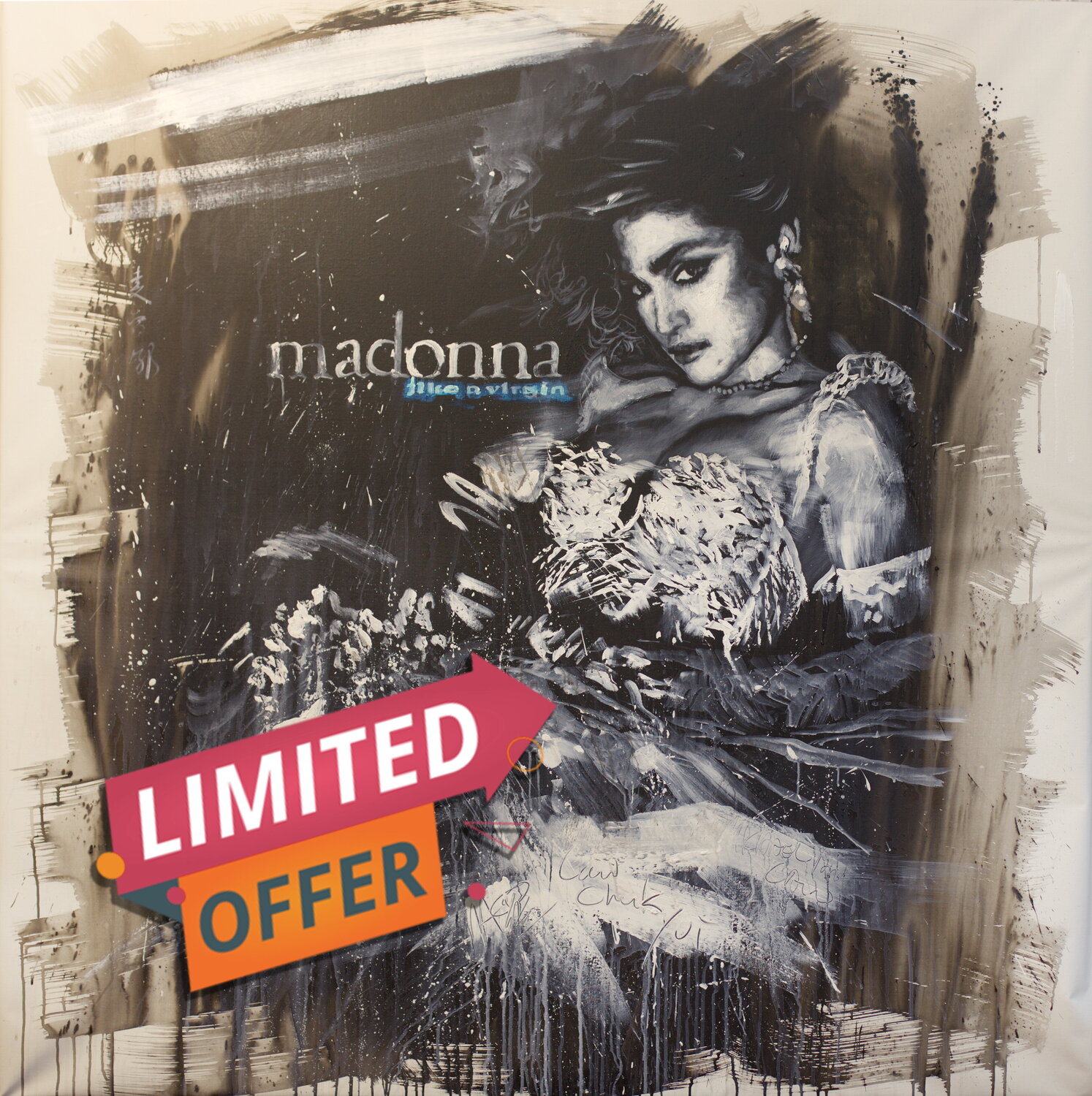 Untitled (Madonna Like a Virgin by Steven Meisel) by Michael Andrew Law ...