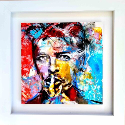 David Bowie by Ivana Burello (2022) : Painting Other materials - Singulart